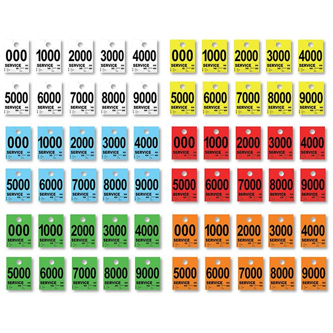 Heavy Brite™ 4 Part Service Dispatch Numbers (Colored Stock) – The ...